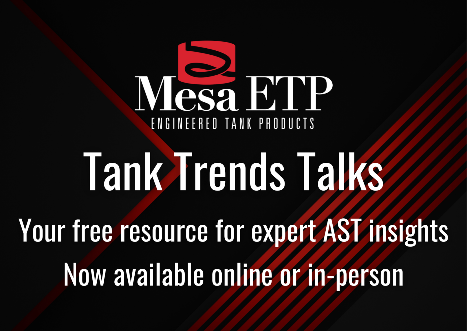 Tank Trends Talk - Mesa ETP | Mesa ETP